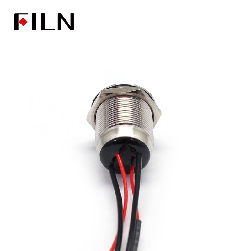 19MM 4 pin 12V 120V 250V high currnet IP67 waterproof illuminated latc – YUEQING YULIN ...