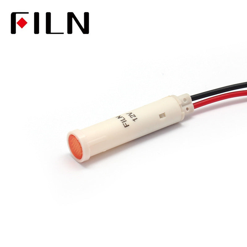 8MM LED 28V Indicator Light With Wire - FILN – FILN Shopify
