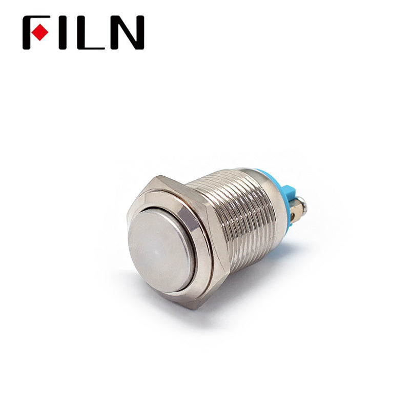 16mm latching non illuminated ip65 metal push button switch - FILN ...