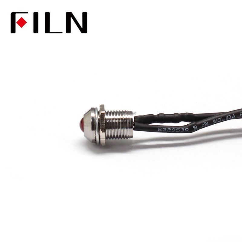 8mm good Quality 120V Panel Mount Indicator Light- FILN – YUEQING YULIN ...