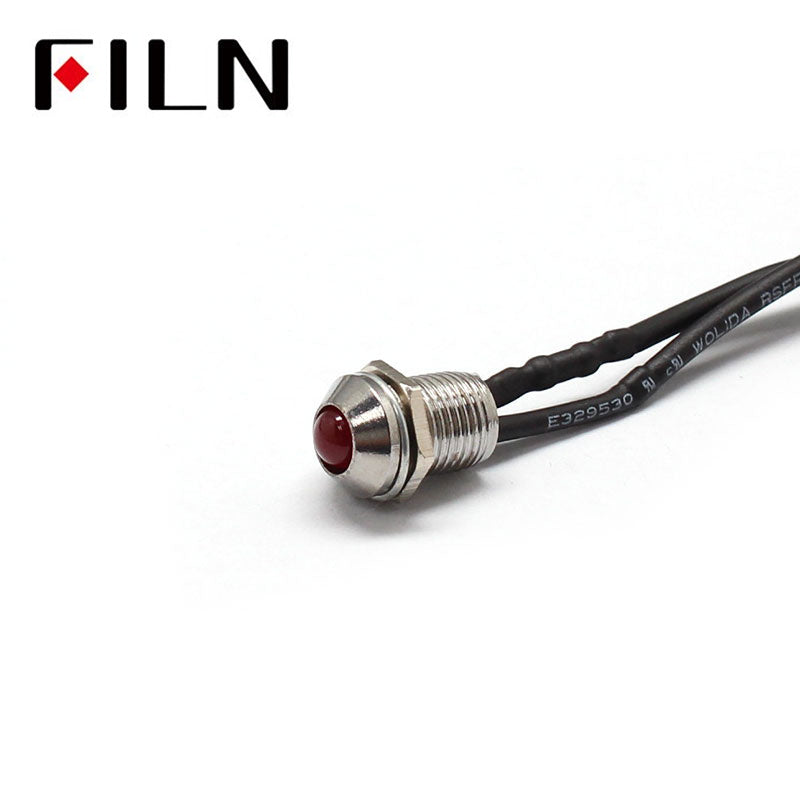 8mm good Quality 120V Panel Mount Indicator Light- FILN – YUEQING YULIN ...