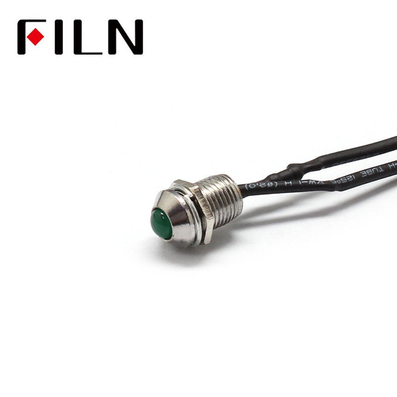8mm good Quality 120V Panel Mount Indicator Light- FILN – YUEQING YULIN ...