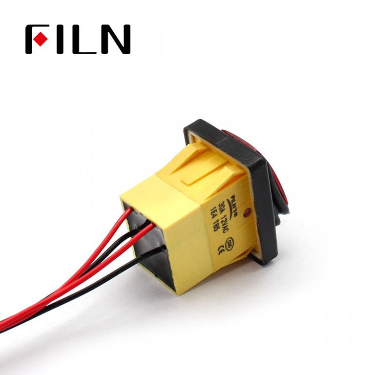 FILN 20A 220V Waterproof IP68 Marine Rocker Switch With Wire - FILN ...