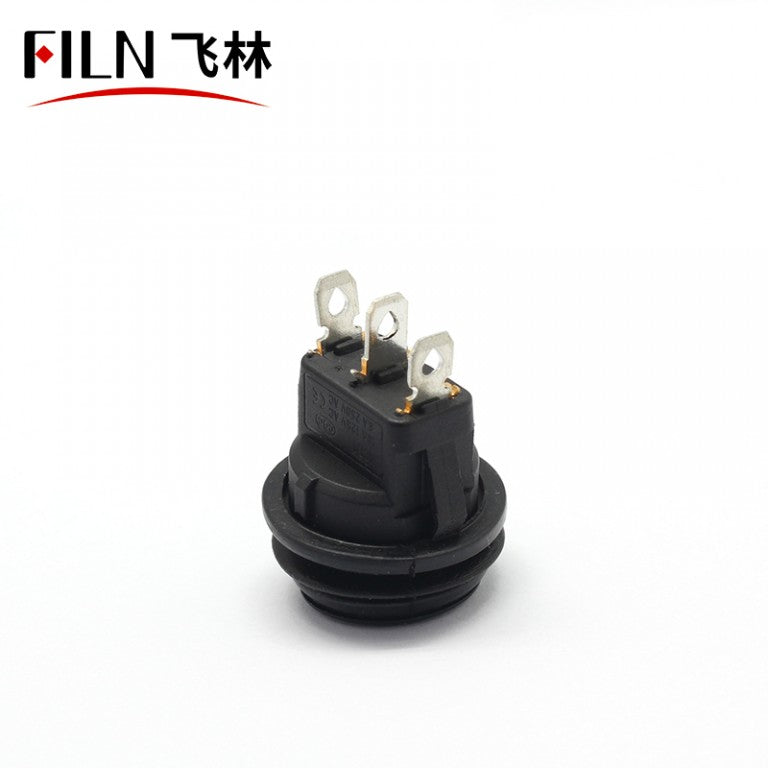 Micro Rocker Switch 3PIN Momentary 6V 20A Round Electrical - FILN ...