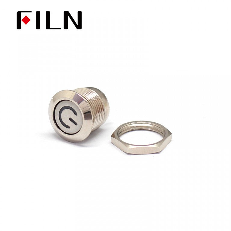 FILN IP67 waterproof 12 MM 12V 220V Mini metal Push Button Switch-FILN ...