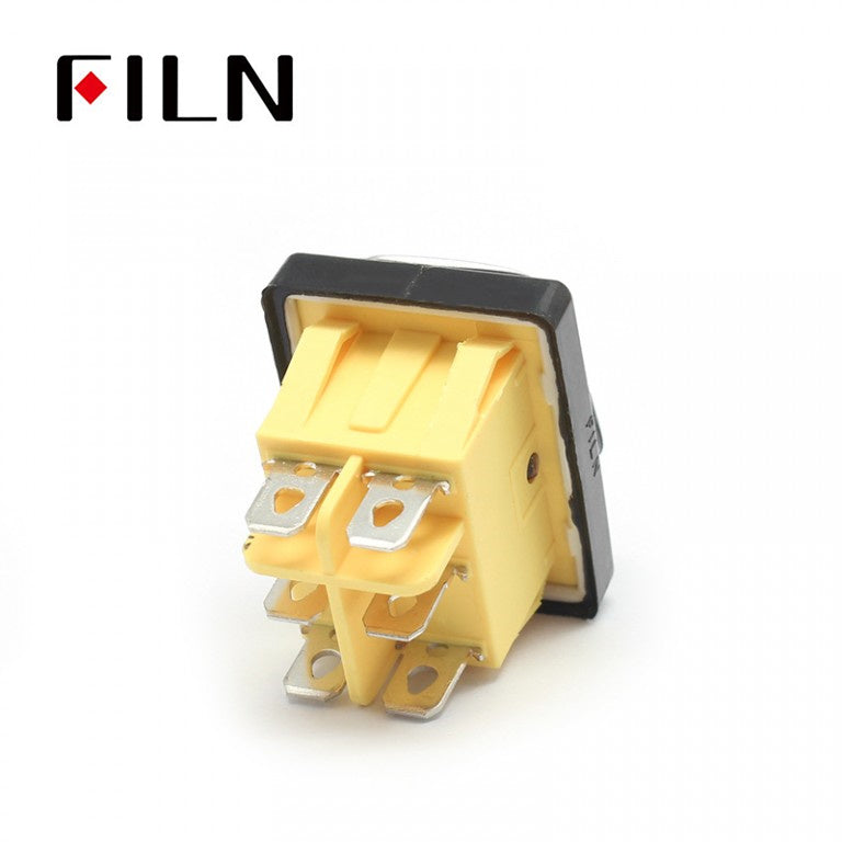 FILN IP68 KCD4 6PIN Momentary LED Waterproof Rocker Switch - FILN ...