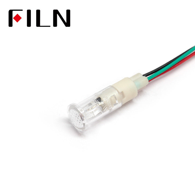 10mm red green two colors 12v led plastic indicator light - FILN – FILN ...
