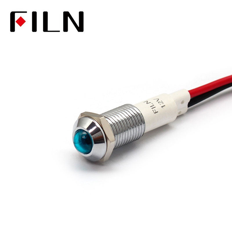 10MM 24V METAL Blue LED Indicator Light - FILN – FILN Shopify