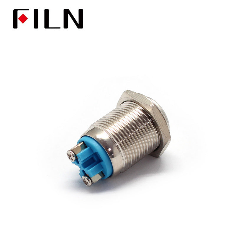 16mm latching non illuminated ip65 metal push button switch - FILN ...