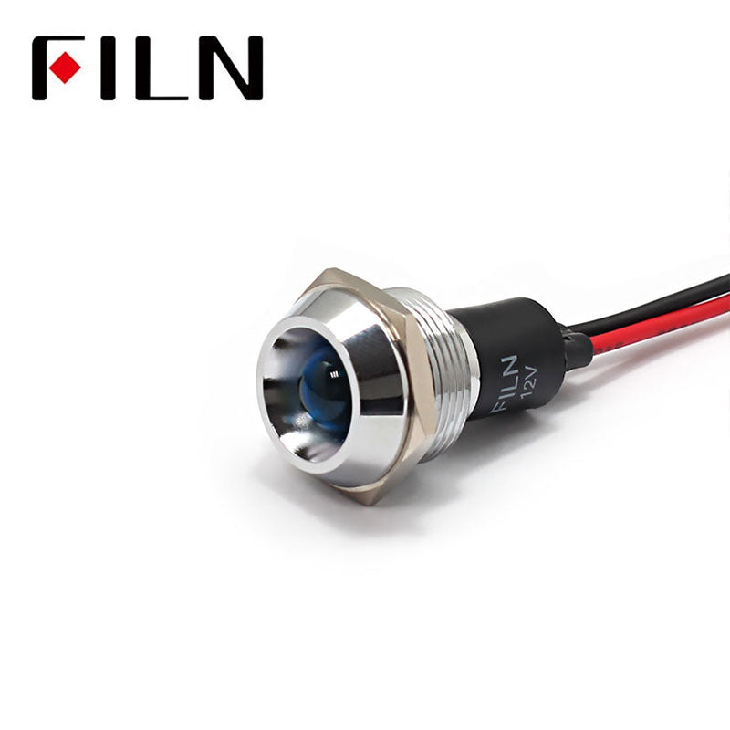 22mm 12V White Copper High Pressure Indicator light - FILN – FILN Shopify