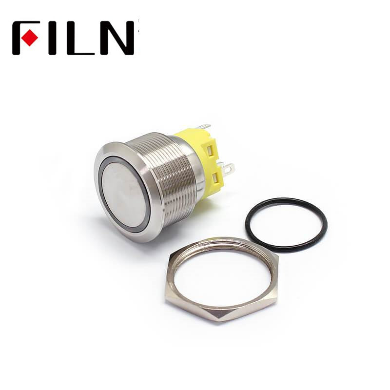 25MM 5PIN Stainless Steel Metal Push Button Switch IP67 - FILN – FILN ...