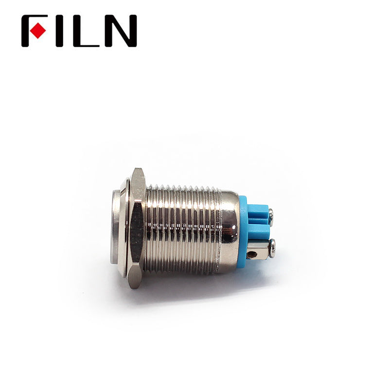 16mm latching non illuminated ip65 metal push button switch - FILN ...