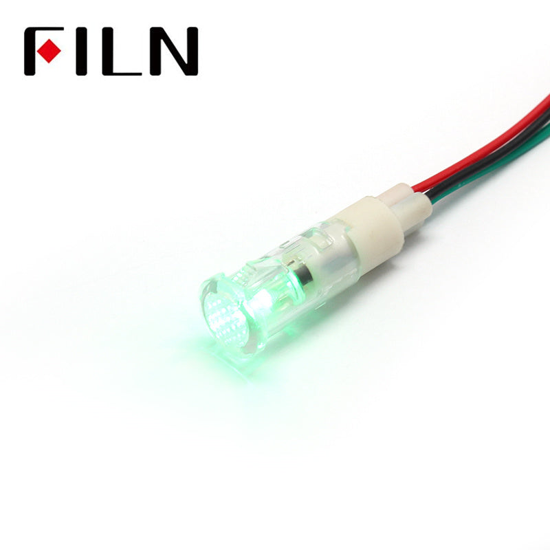 10mm red green two colors 12v led plastic indicator light - FILN – FILN ...